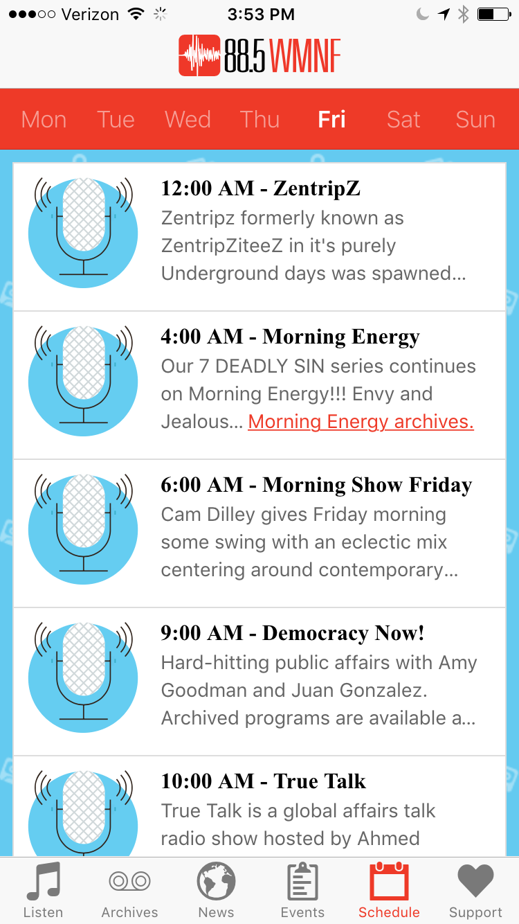 Get the New WMNF App! Listen to Anything, Anywhere - WMNF 88.5 FM