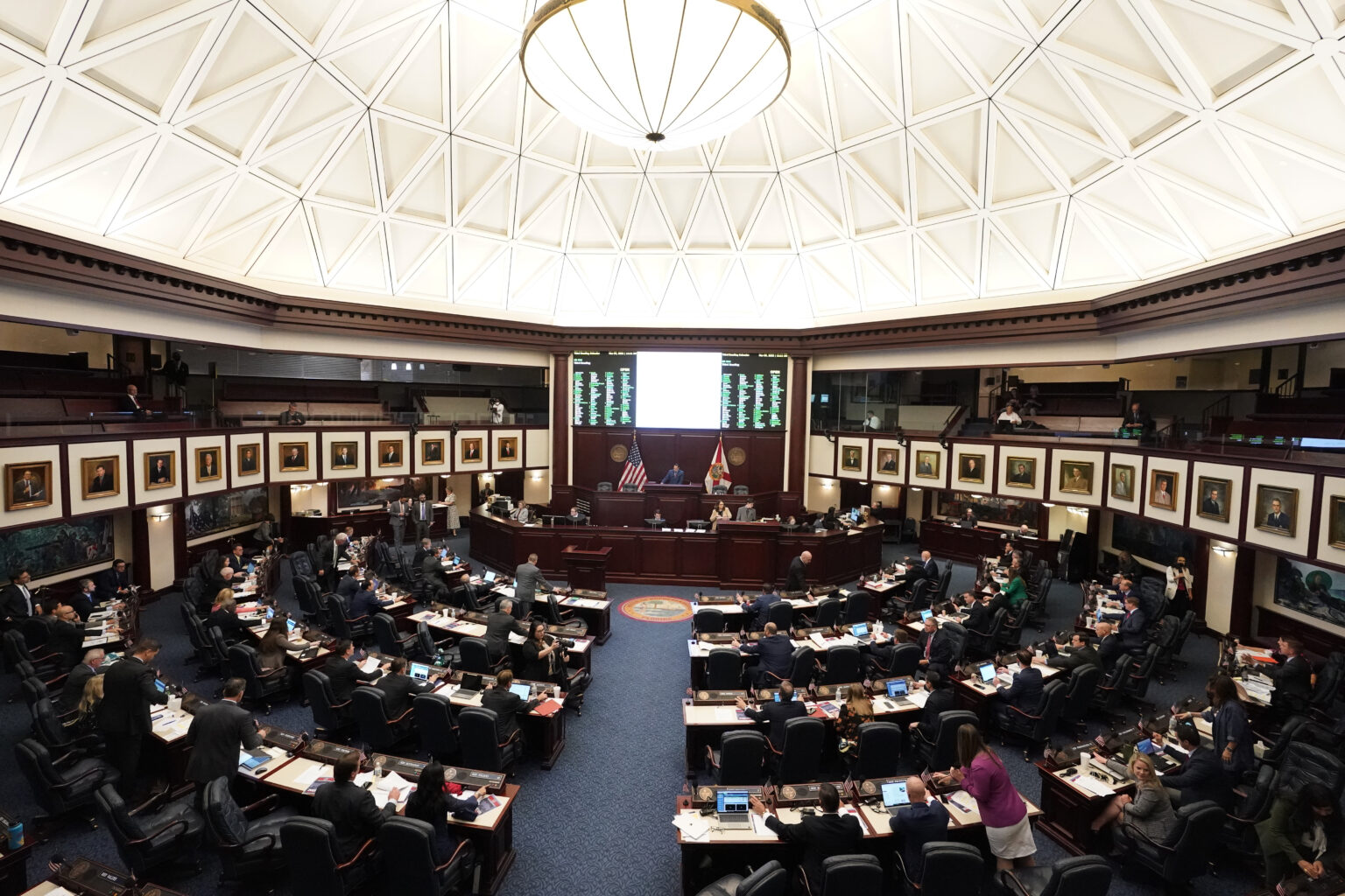 Polk County State Representative Josie Tomkow draws a Democratic ...