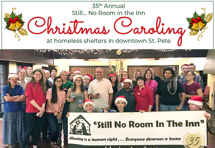 "Still No Room in the Inn" Christmas Caroling at homeless shelters ...