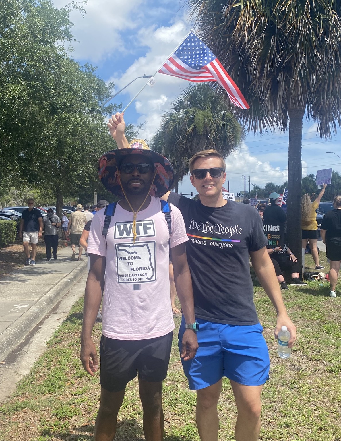 What WMNF saw at No Kings protests in the Tampa Bay area - WMNF 88.5 FM