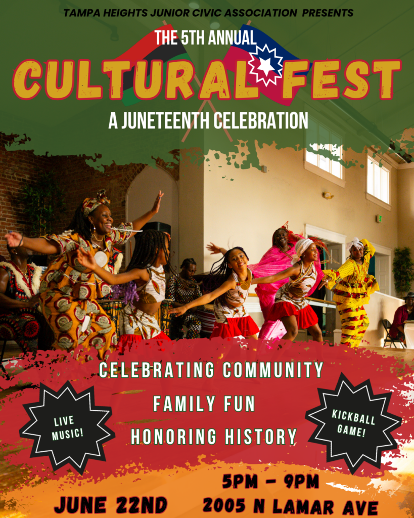 5th Annual Tampa Heights Cultural Fest- A Community Juneteenth ...