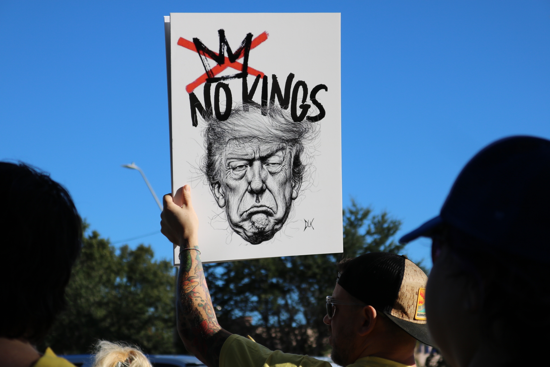 No Kings protest in St. Petersburg - WMNF 88.5 FM