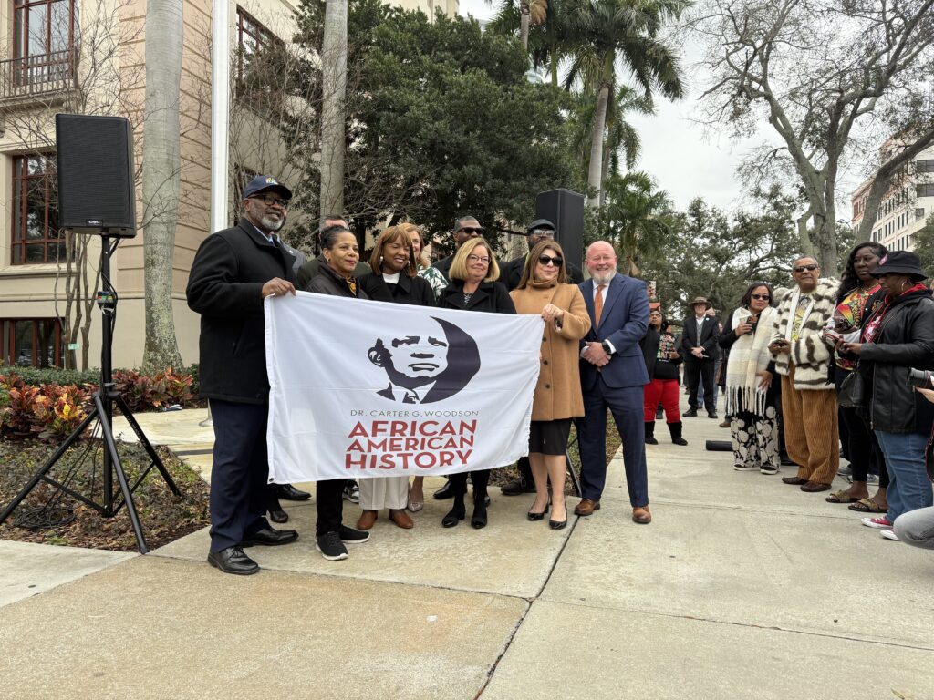St. Petersburg celebrates Black History Month with a flag raising ...